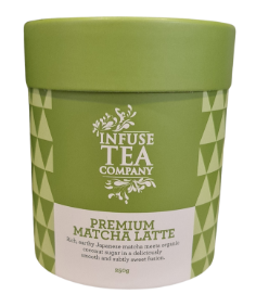 Infuse Tea Company Premium Matcha Latte 250g — Luxe Tribe Wellness ...