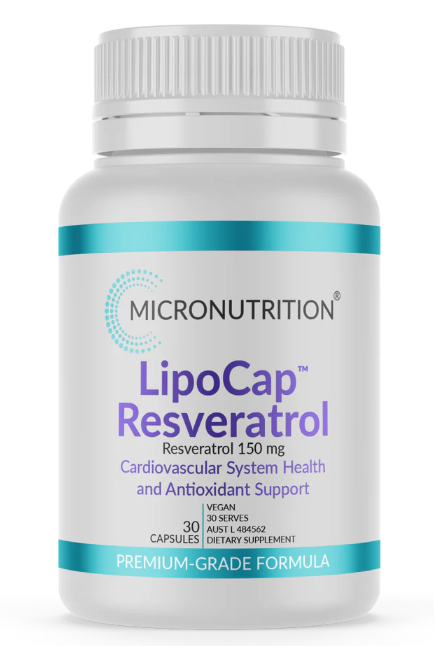 Micronutrition LipoCap Resveratrol 30Caps — Luxe Tribe Wellness Dispensary