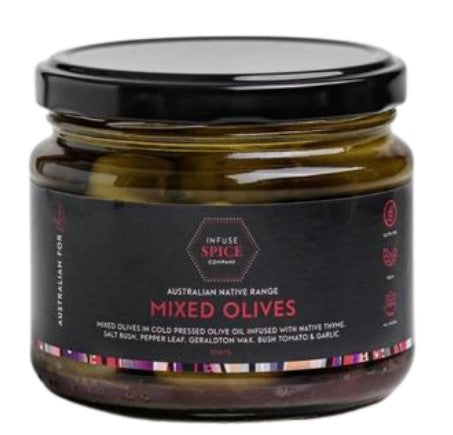 Infuse Spice Mixed Olives in Cold Pressed Olive Oil infused with Nativ ...